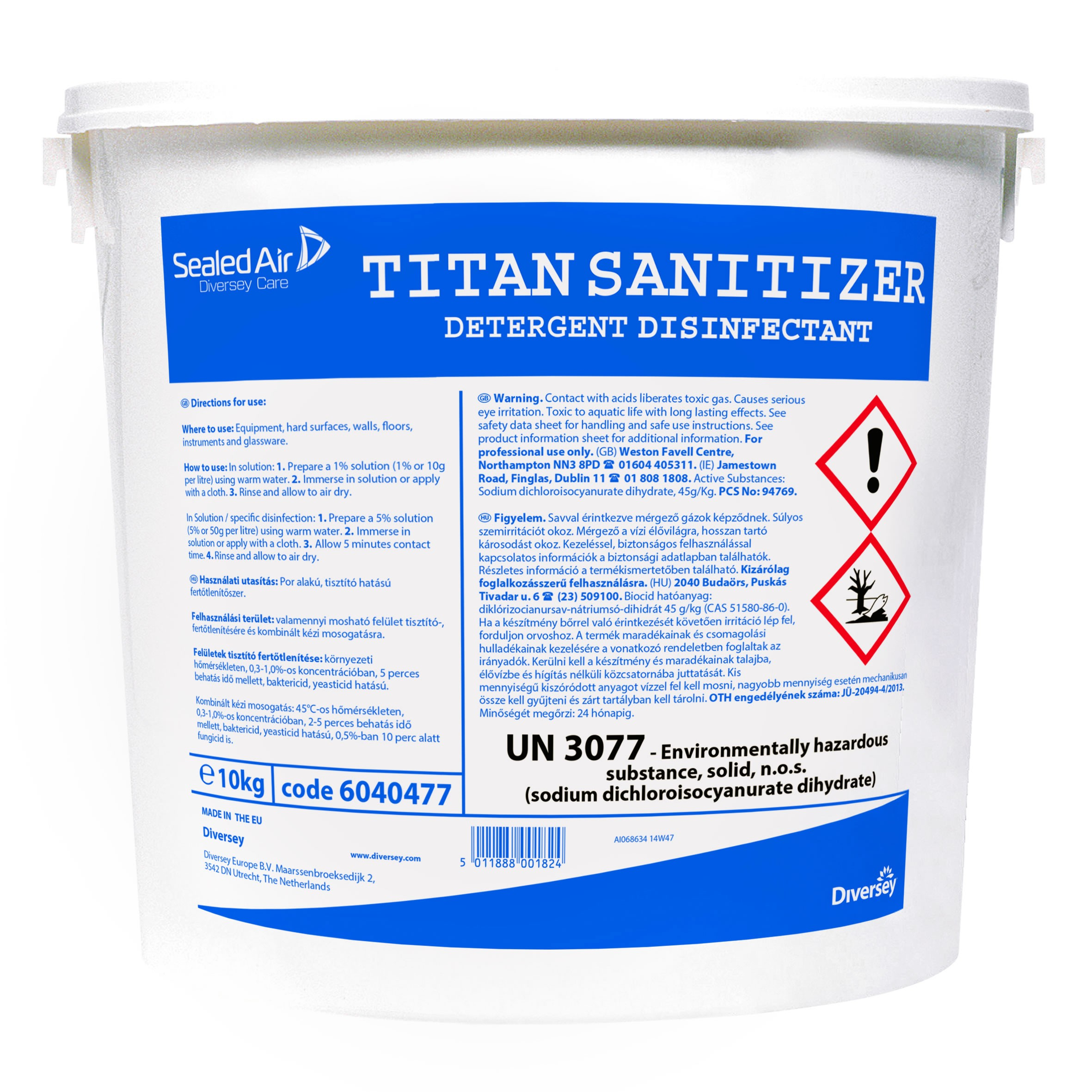 Titan Liquid Sanitiser 750ml | Astral Hygiene